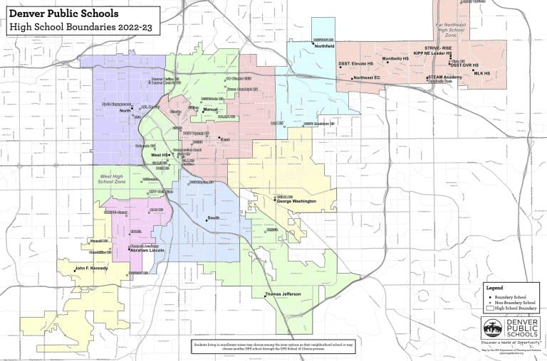 Denver Public Schools District Maps - Denver Realtor